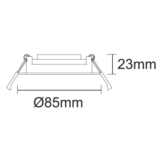 Adjustable 85mm (72mm Cutout) – Luxotec